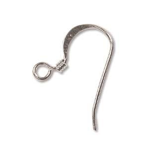 Fancy Ear wires Silver Plated (20 Pieces) – Krafts and Beads